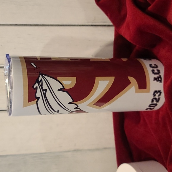 Hand Crafted | Dining | Acc Champs Fsu Florida State Football Tumbler ...